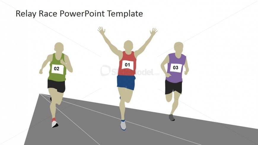 Three Runners on the Race Tracks PowerPoint Scene - SlideModel Three Runners on the Race Tracks PowerPoint Scene - SlideModel