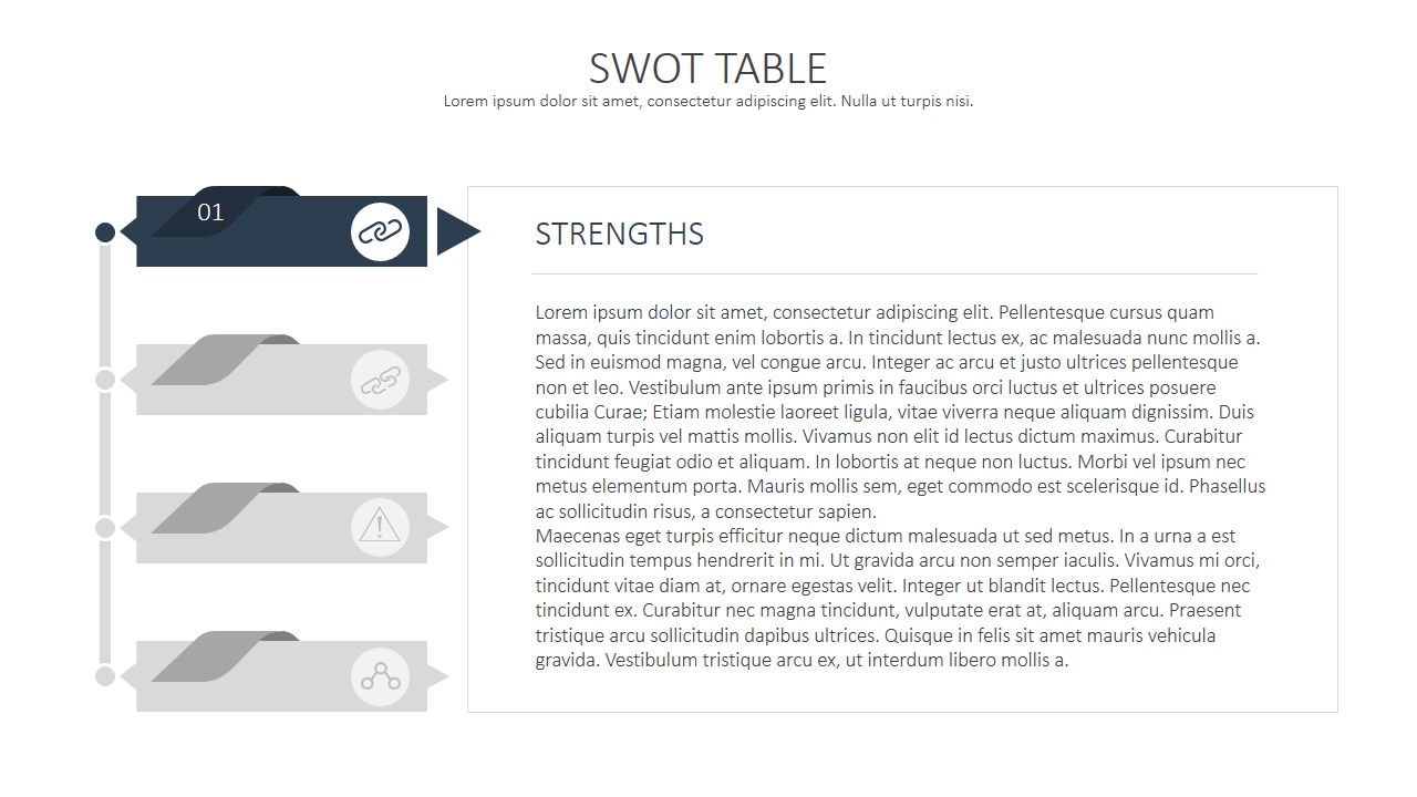 SWOT Analysis Template Deck - SlideModel