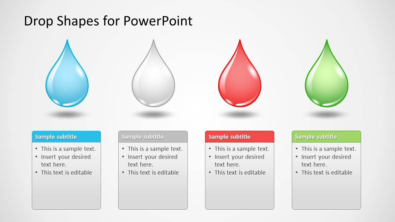 Drop Shapes for PowerPoint - SlideModel