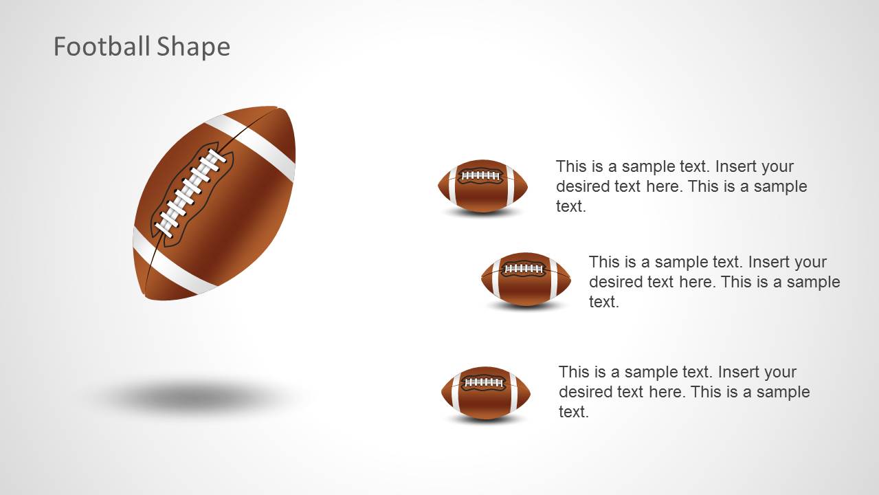 Football Shape for PowerPoint - SlideModel