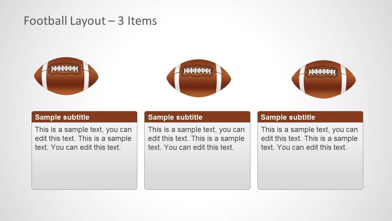 Football Shape for PowerPoint - SlideModel