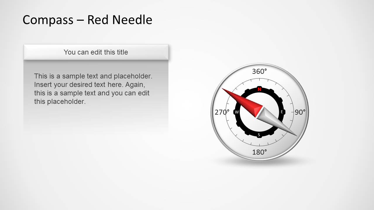 Compass PowerPoint Shapes - SlideModel
