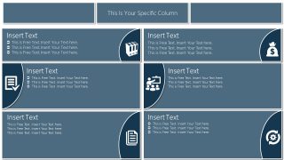 Flat Tabular Matrix PowerPoint Template - SlideModel