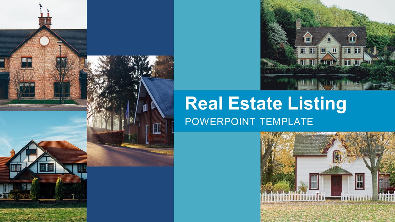 Real Estate Listing PowerPoint Template & Presentation Slides