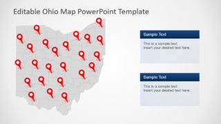 Ohio State PowerPoint Map - SlideModel