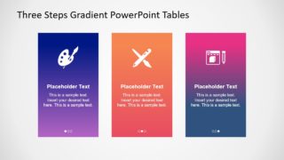 3D Block Layers 3 Steps PowerPoint Diagrams - SlideModel