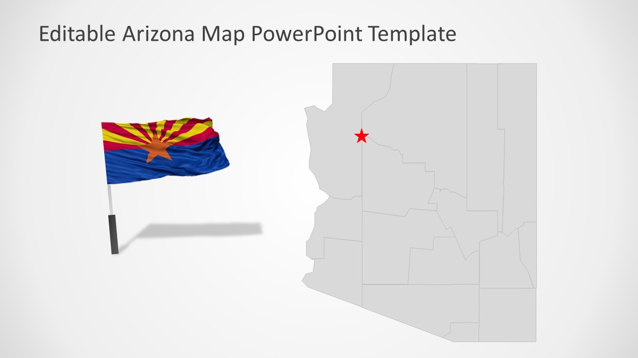 Arizona Flag and Map Presentation - SlideModel