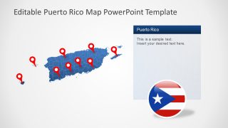 Editable Puerto Rico Map Template for PowerPoint - SlideModel