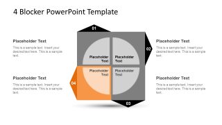4 Blocker PowerPoint Template - SlideModel