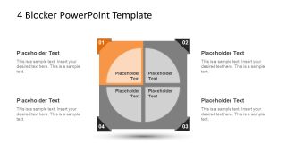 4 Blocker PowerPoint Template - SlideModel