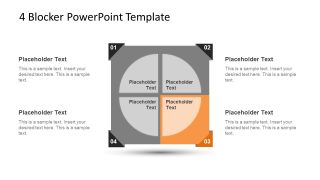 4 Blocker PowerPoint Template - SlideModel