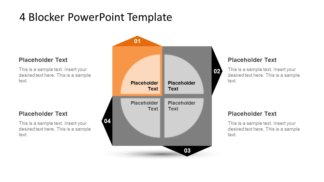 4 Blocker PowerPoint Template - SlideModel