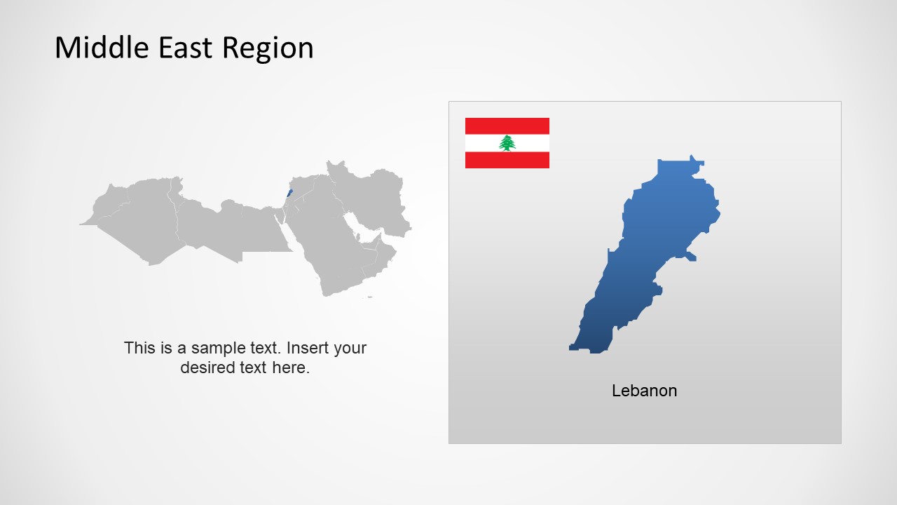 Middle East Lebanon PowerPoint - SlideModel