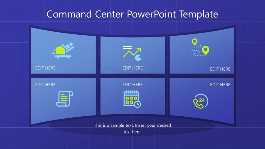 PowerPoint Command Center Template - SlideModel PowerPoint Command Center Template - SlideModel