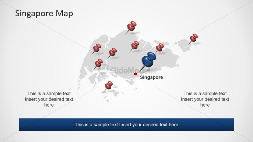 Editable Map of Singapore PPT - SlideModel Editable Map of Singapore PPT - SlideModel