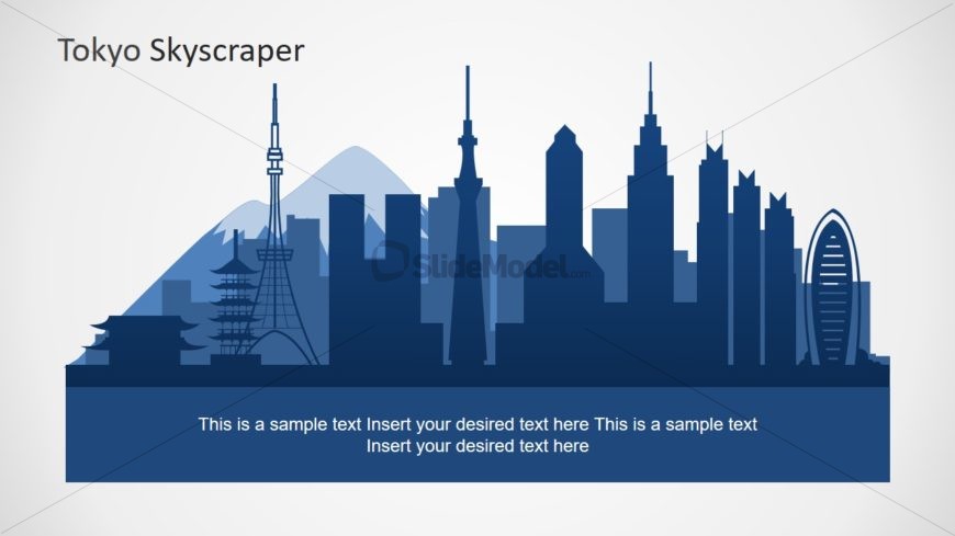 Tokyo Skyline PowerPoint Silhouette - SlideModel