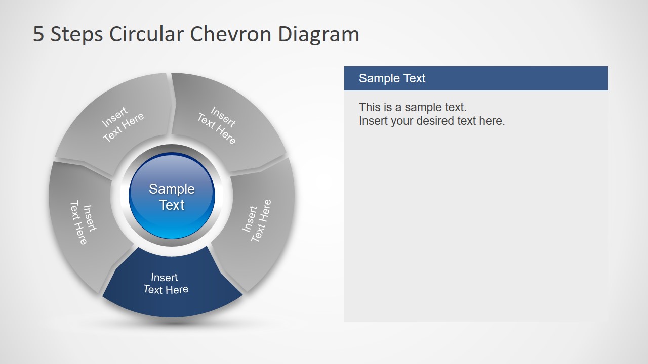 5 Steps Circular Chevron PowerPoint Diagram - SlideModel 5 Steps Circular Chevron PowerPoint Diagram - SlideModel