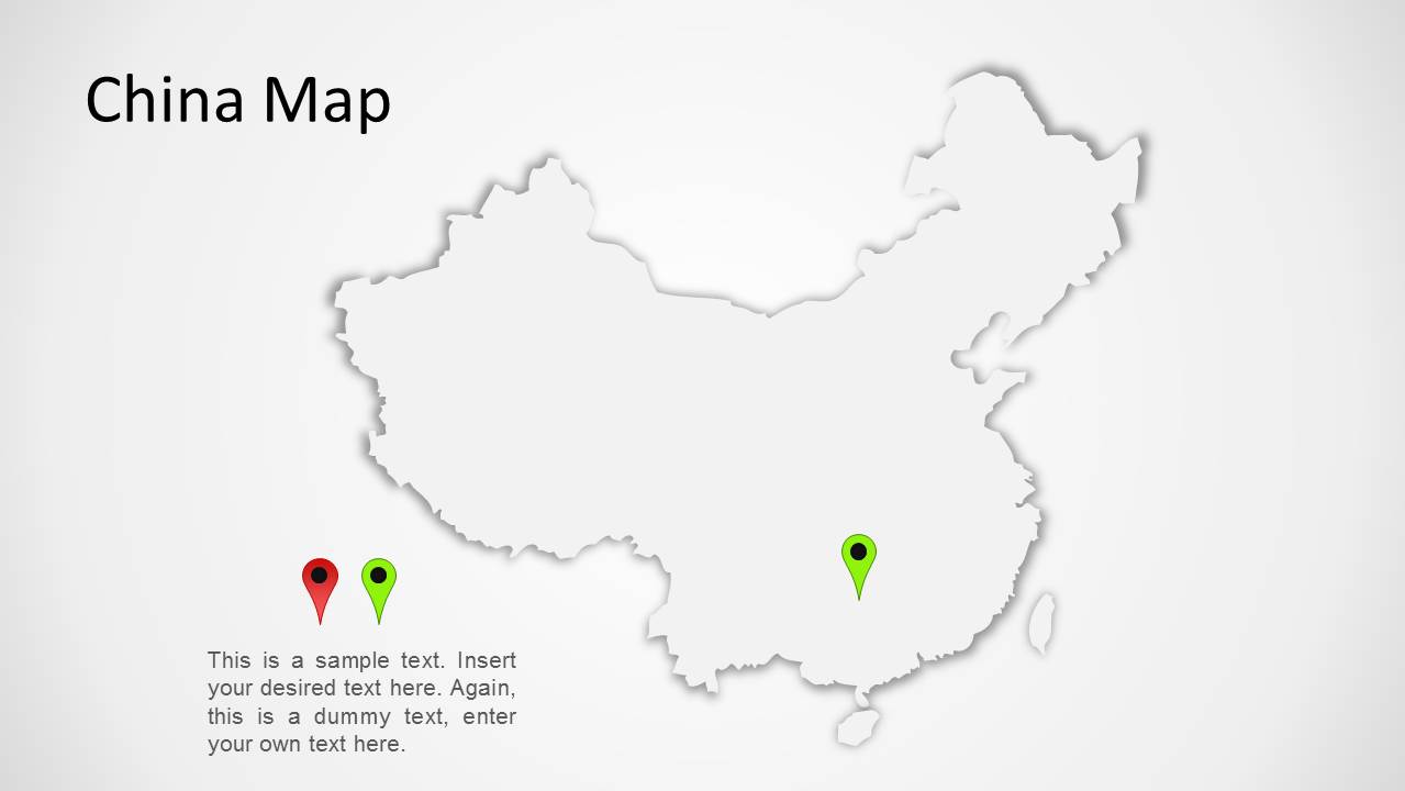 China Map for PowerPoint - SlideModel