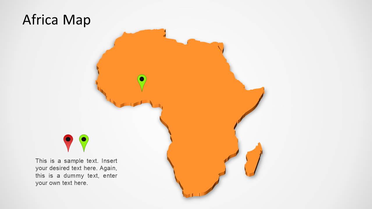 Africa Map for PowerPoint - SlideModel
