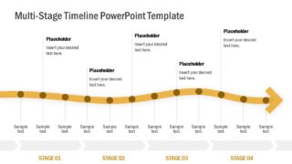 Multi-Stage Timeline PowerPoint Template - SlideModel