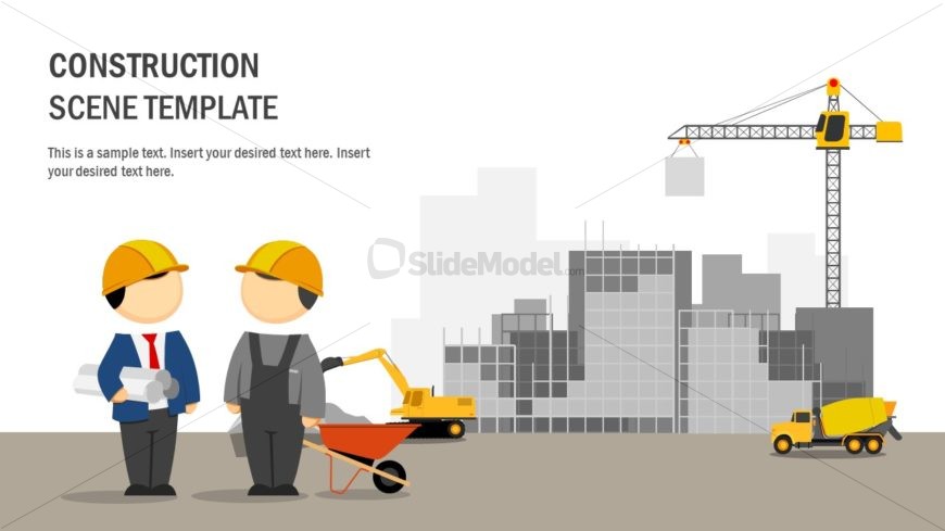Construction PowerPoint Architecture Design - SlideModel