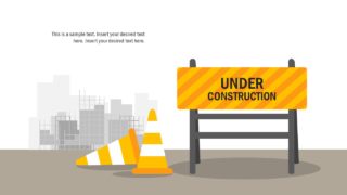Construction Scene PowerPoint Template - SlideModel