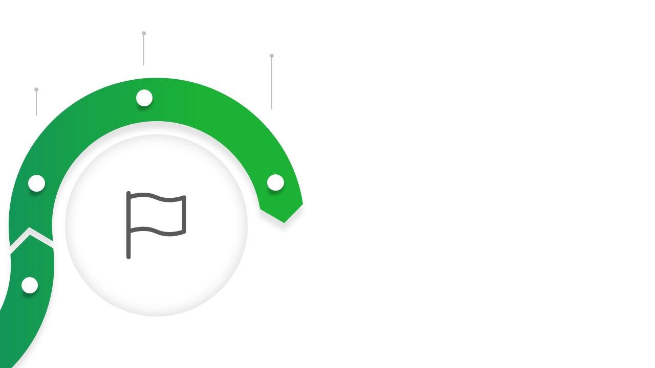 4 Stages Journey Diagram Design for PowerPoint - SlideModel