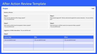 After Action Review Template for PowerPoint - SlideModel