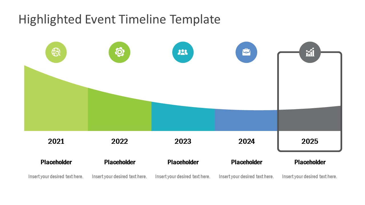 PowerPoint 5 Steps Event Timeline - SlideModel PowerPoint 5 Steps Event Timeline - SlideModel