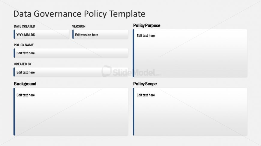 Data Governance Policy Templates - SlideModel