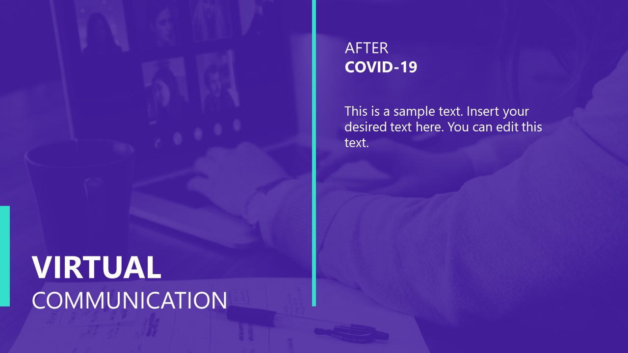 Virtual Communication COVID-19 Theme PowerPoint - SlideModel Virtual Communication COVID-19 Theme PowerPoint - SlideModel