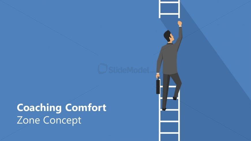 Climb The Ladder PowerPoint - SlideModel Climb The Ladder PowerPoint - SlideModel