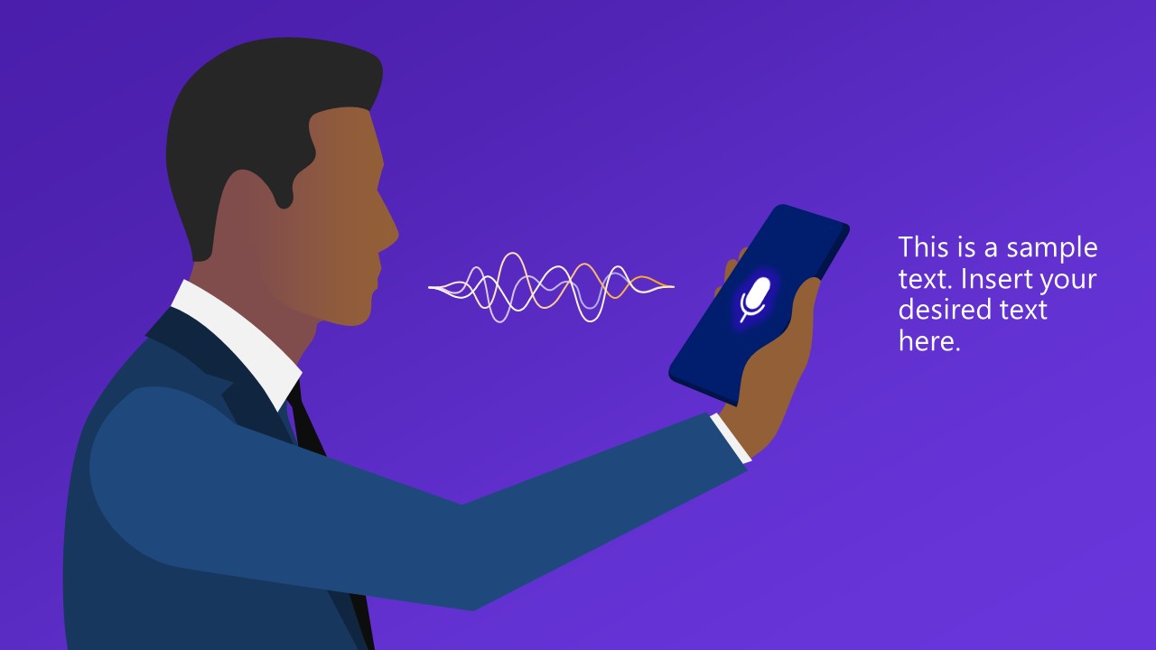 Voice Assistant PowerPoint Template - SlideModel