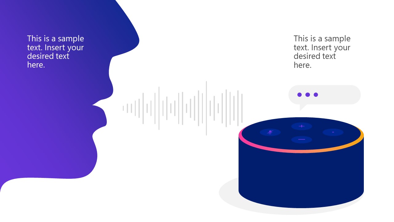 Voice Assistant PowerPoint Template - SlideModel