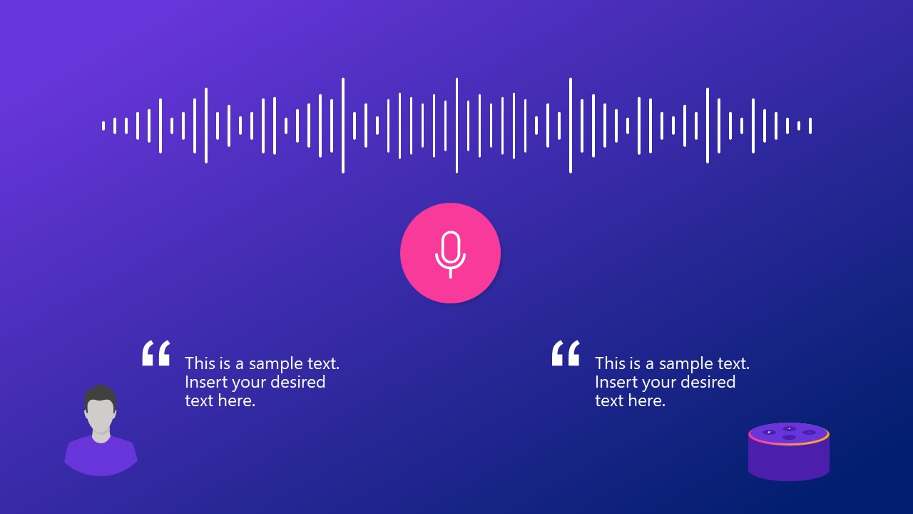 Voice Assistant PowerPoint Template - SlideModel