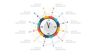 Time Infographic Illustration for PowerPoint - SlideModel