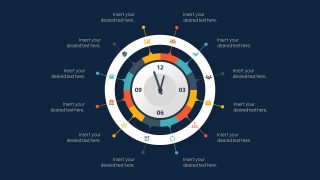 Time Infographic Illustration for PowerPoint - SlideModel