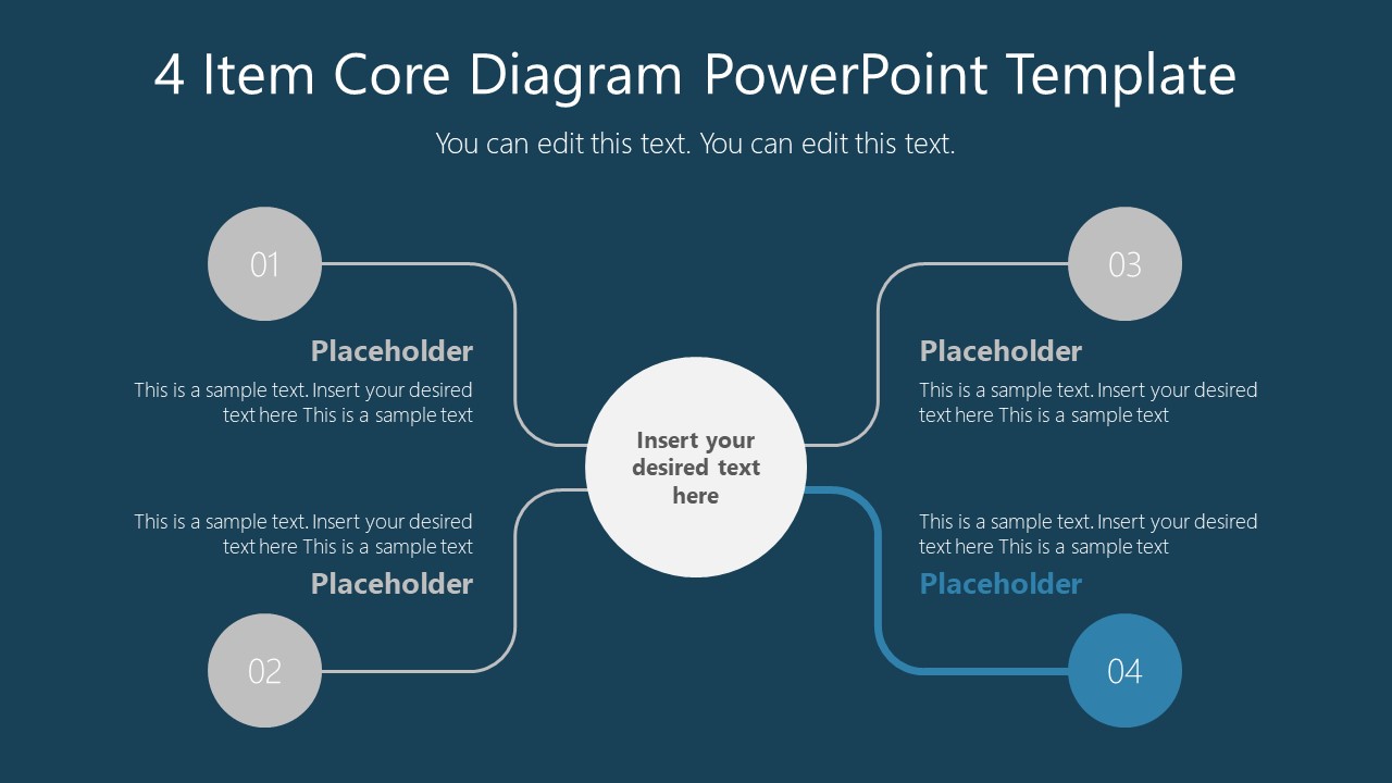 4 Steps Core Unit Item 4 Powerpoint Diagram Slidemodel - Bank2home.com