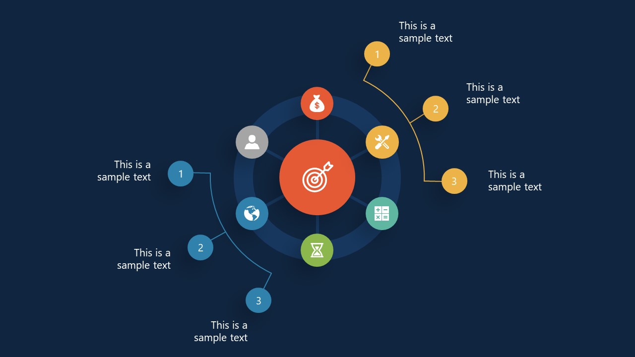 6-Step Star Diagram Concept for PowerPoint - SlideModel