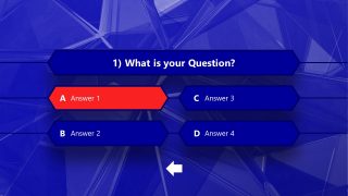 4 Options Multiple Choice PowerPoint Template - SlideModel