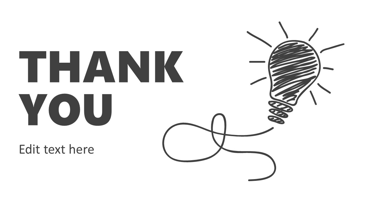 Big Idea Thank You Presentation Slide - SlideModel