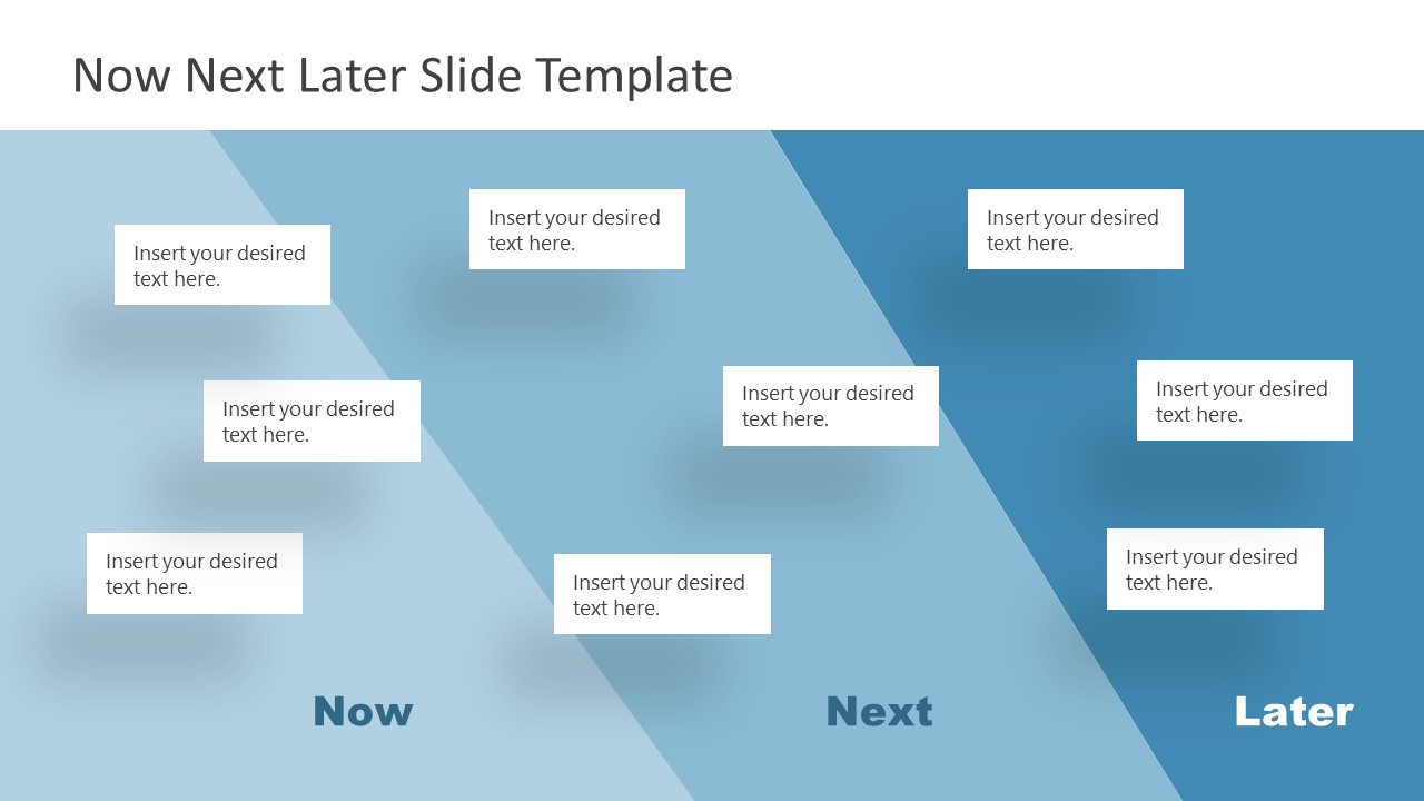 Now Next Later Slide Template for PowerPoint - SlideModel