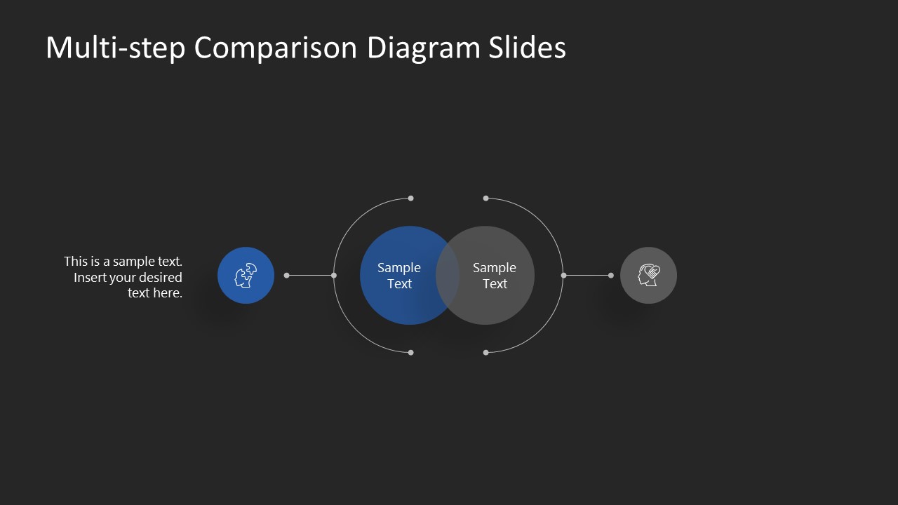 Multi-step Comparison Diagram Slides for PowerPoint - SlideModel