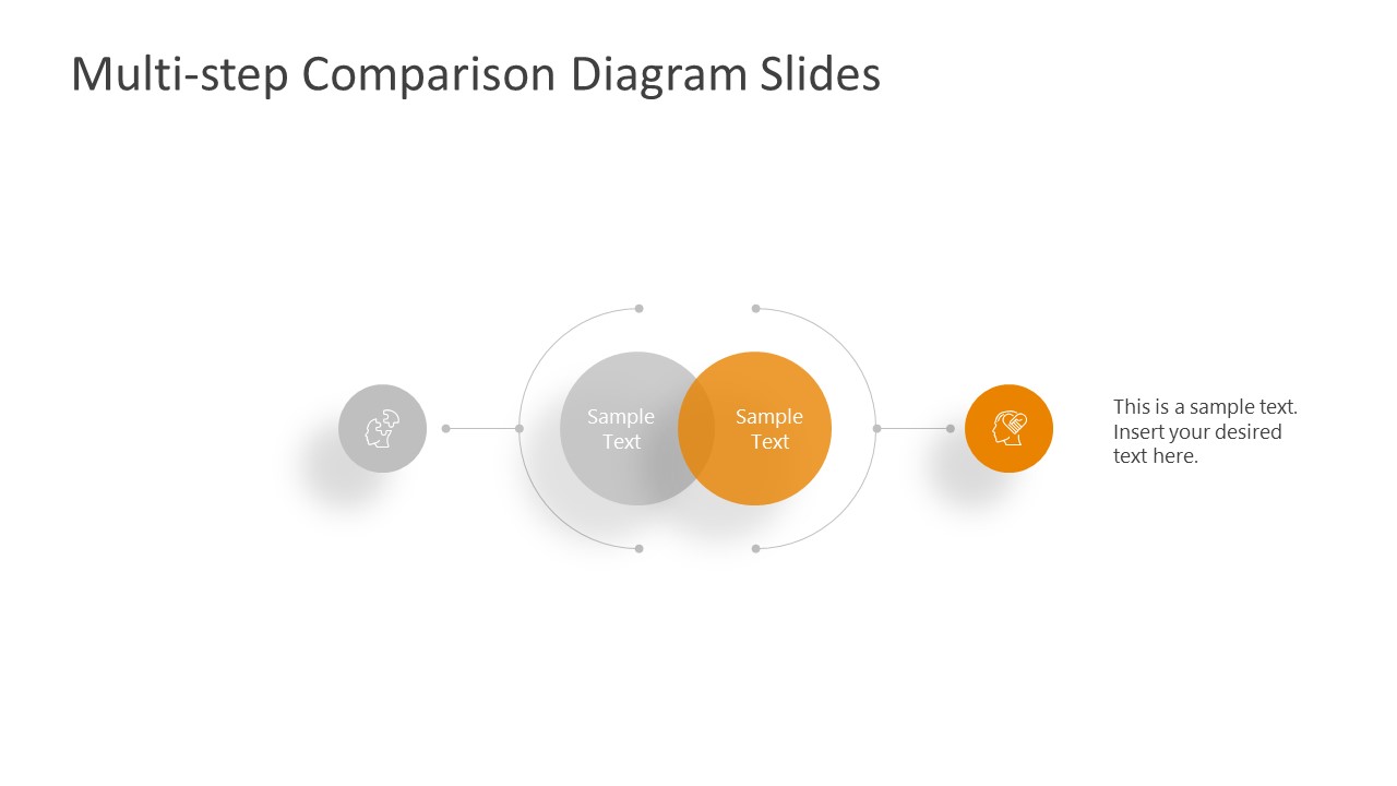 Multi-step Comparison Diagram Slides for PowerPoint - SlideModel