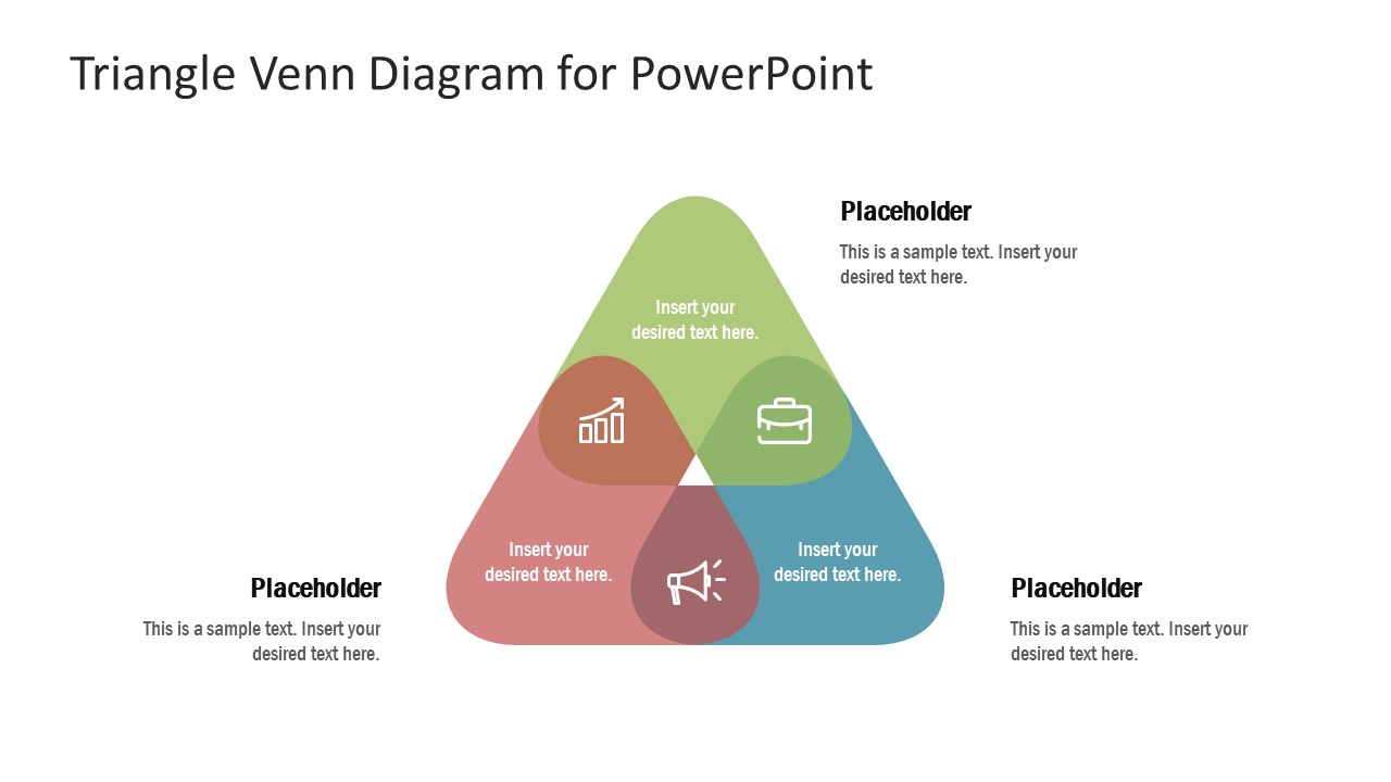 Triangle Venn Diagram PowerPoint Template SlideModel