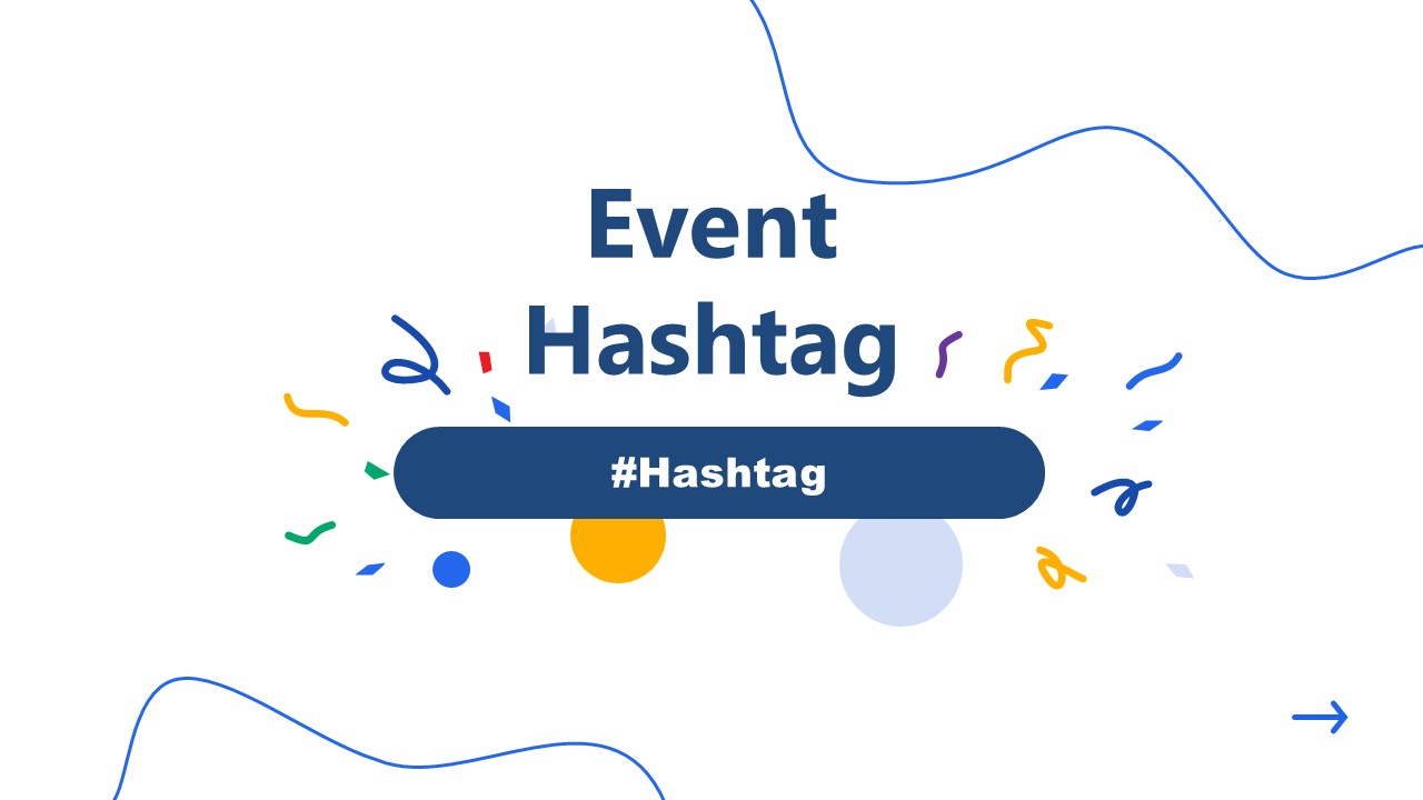 Event Hashtag PowerPoint Virtual Meeting - SlideModel Event Hashtag PowerPoint Virtual Meeting - SlideModel