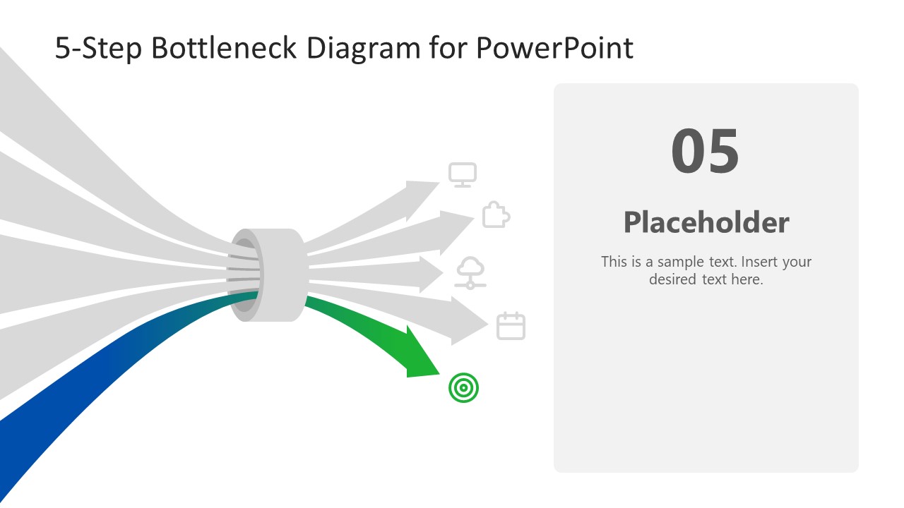 5-Step Bottleneck Diagram PowerPoint Template - SlideModel 5-Step Bottleneck Diagram PowerPoint Template - SlideModel