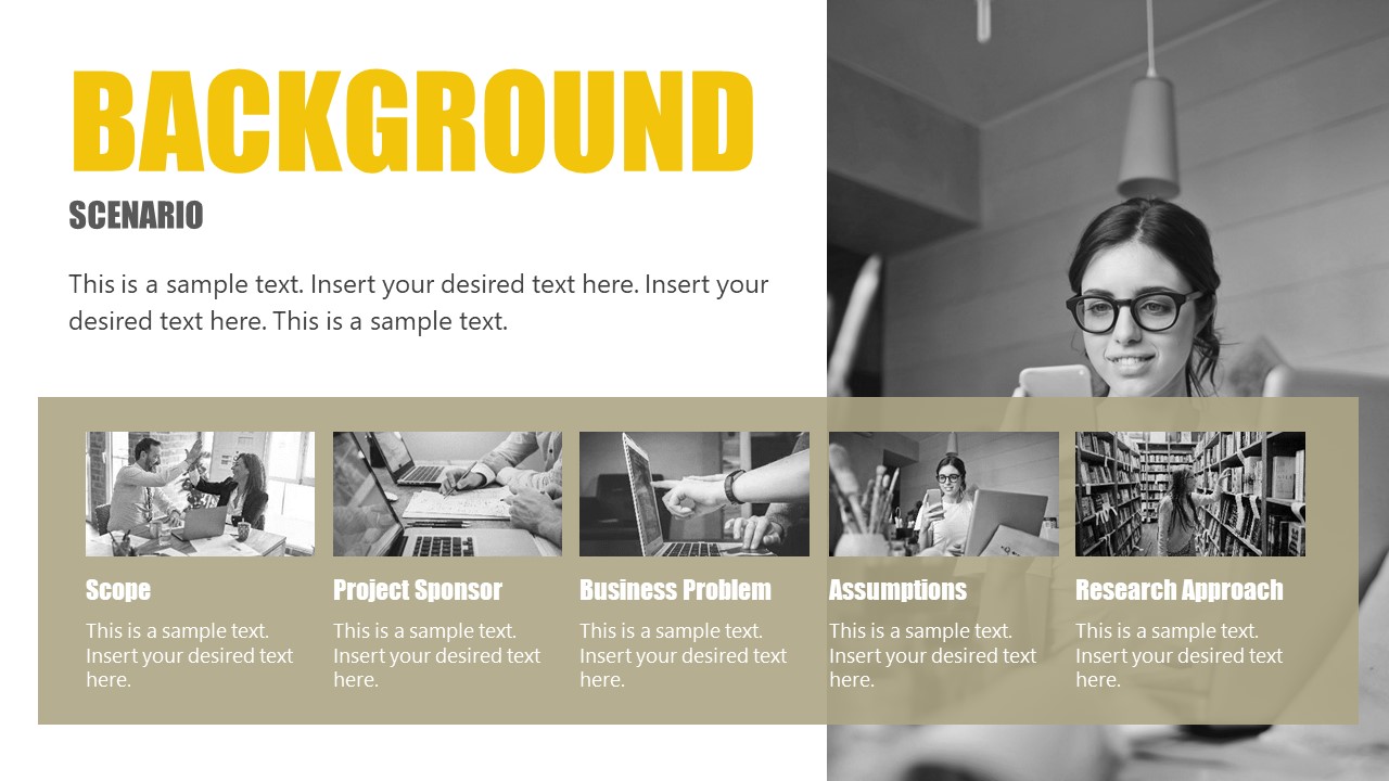 Consulting Report PowerPoint Template - SlideModel