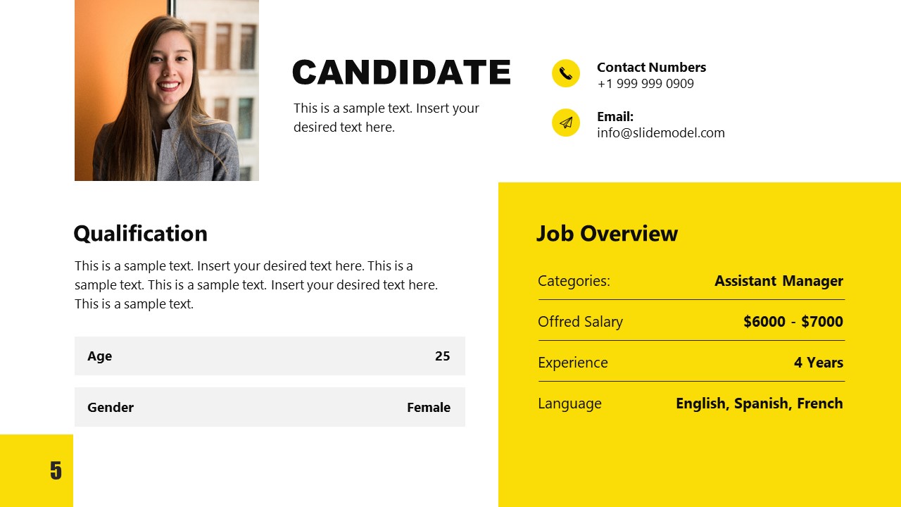 Job Search PowerPoint Template & Google Slides