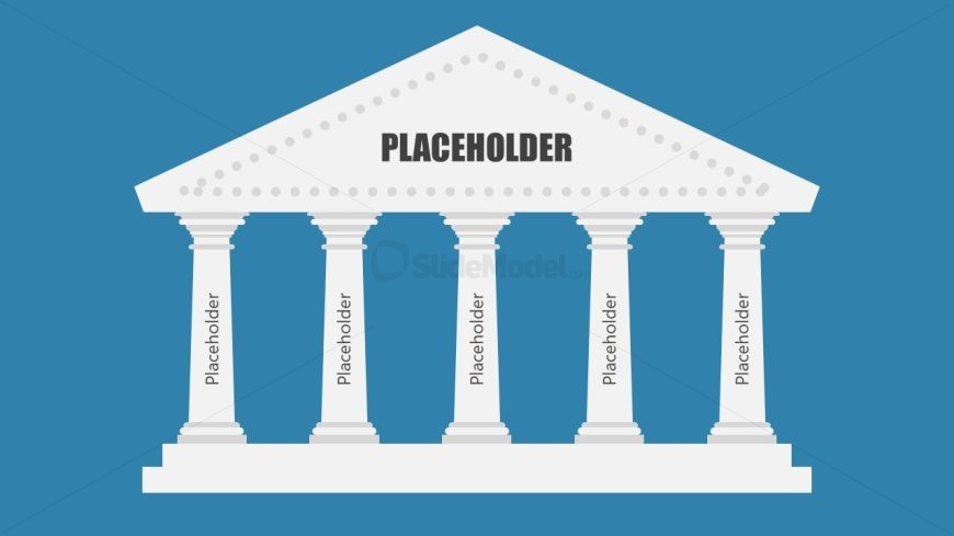 5-Step Pillar Diagram for PPT Presentation - SlideModel